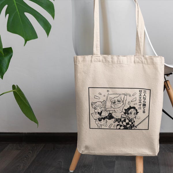 Demon Slayer Manga Tote Bag - Etsy