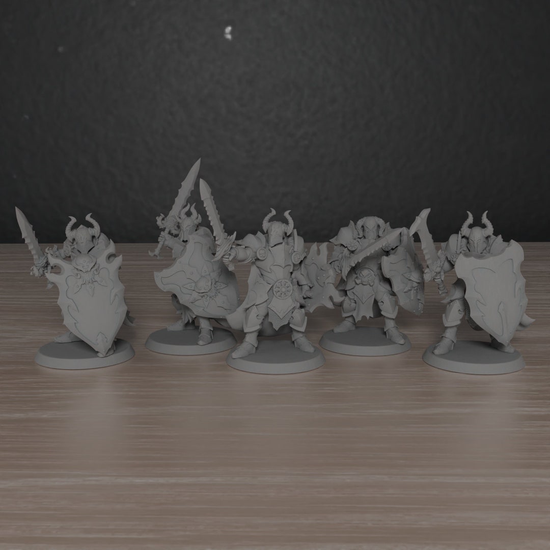 Realms of Mayhem Warriors With Sword and Shield | the Beholder ...