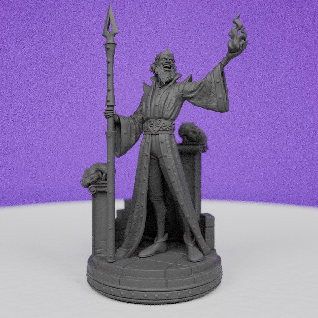 Sorcerer King Malark | Primal Collectibles | RPG Boardgames | Fantasy ...