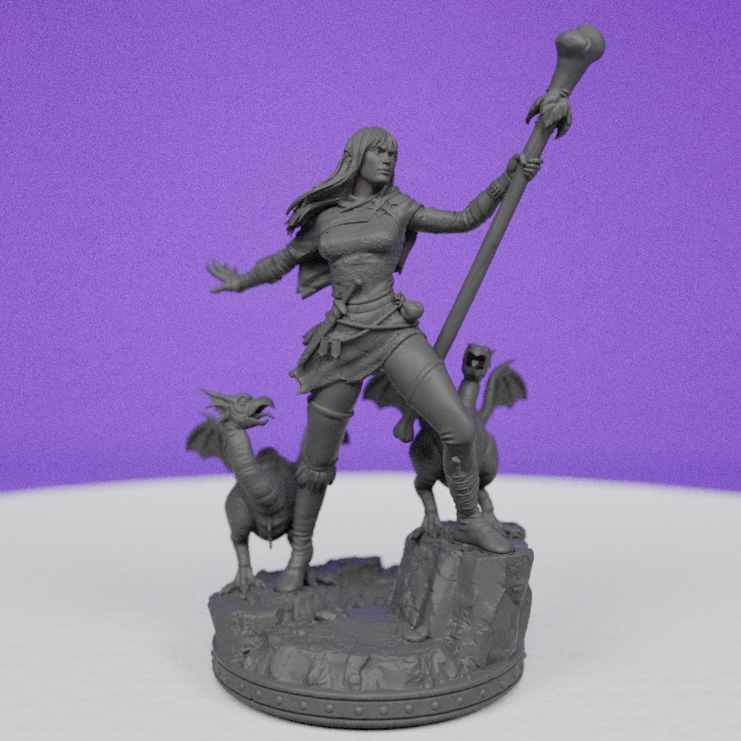 Female Half Elf Yllaaga | Primal Collectibles | RPG Boardgames ...