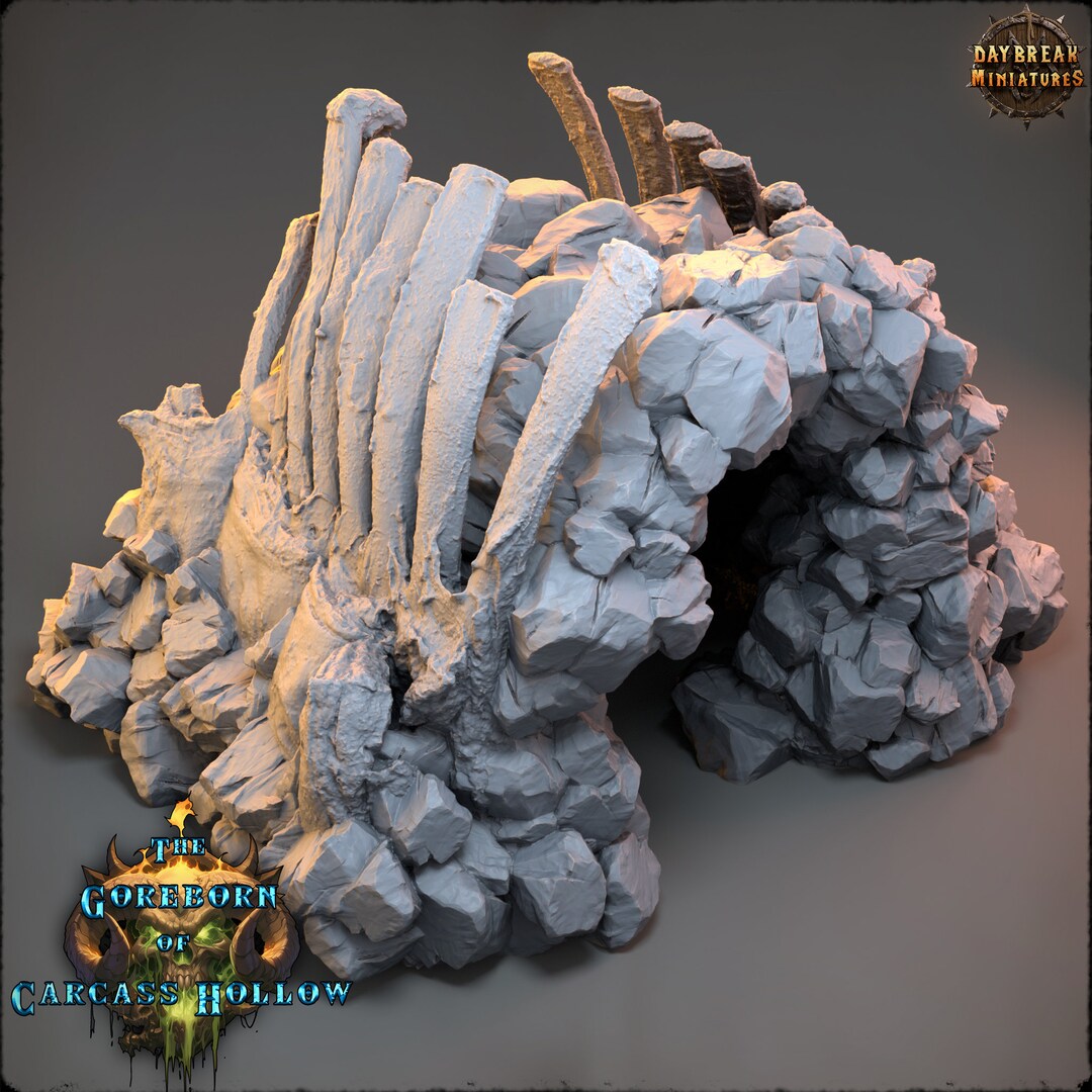 Bone Grotto Scenery | Daybreak Miniatures | Wargames | Fantasy ...