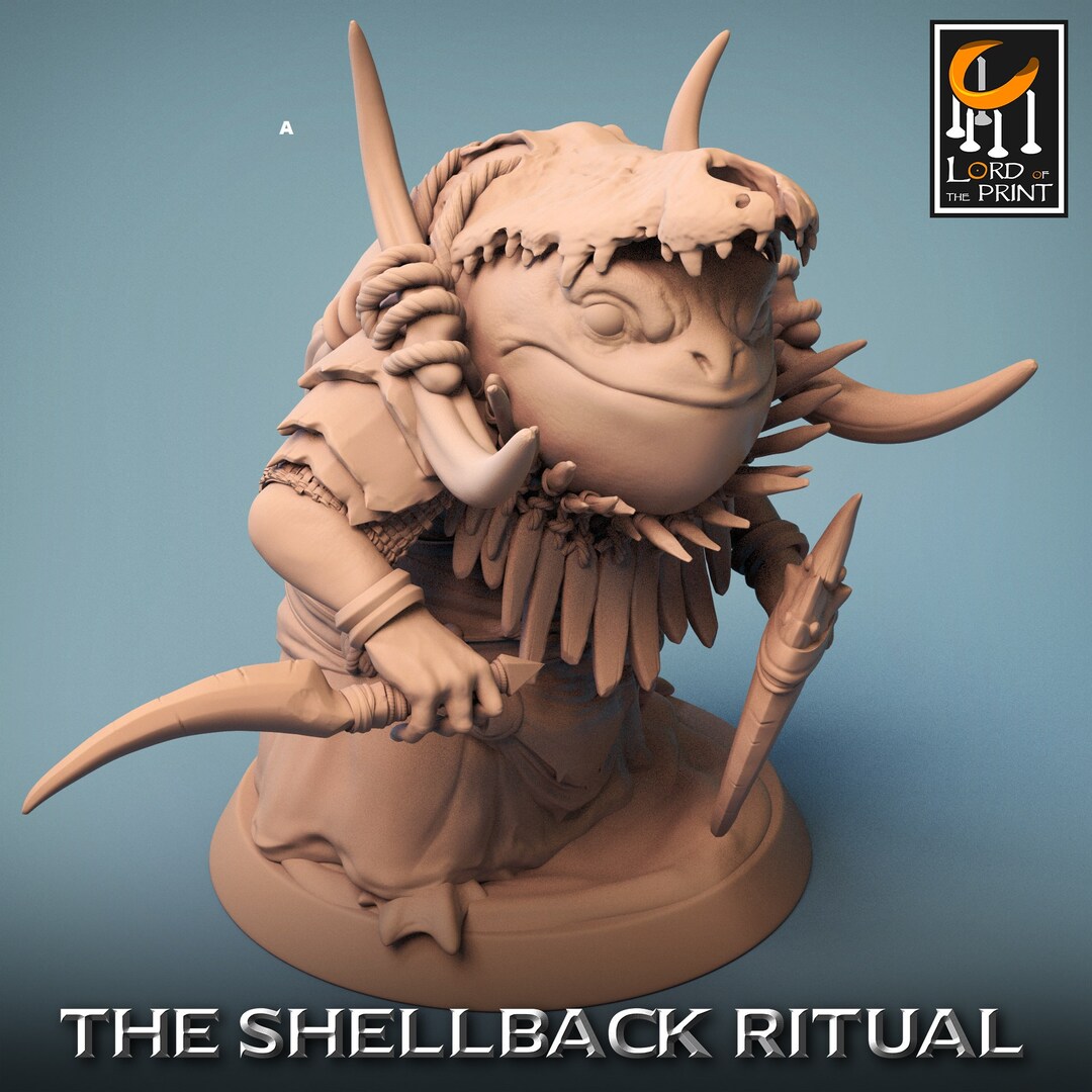 Shellback Armoured Warriors | Rescale Miniatures | Compatible With D&d ...