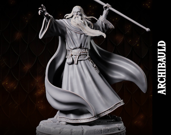 Cosplay Saruman the White Costume From the Lord of the Rings the Hobbit ...