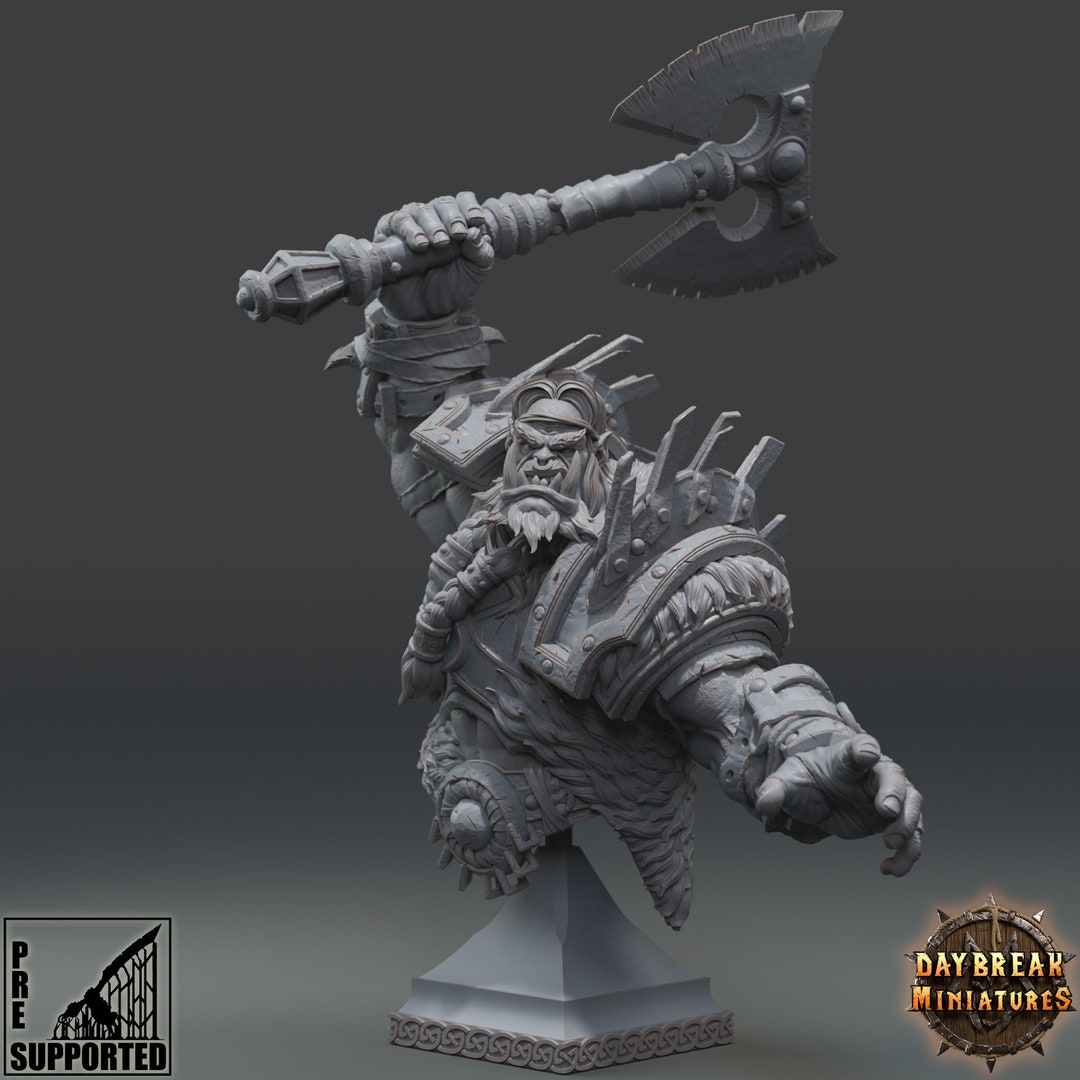 Cutter Cadenza Bust Daybreak Miniatures Compatible With D&D/AOS Fantasy ...