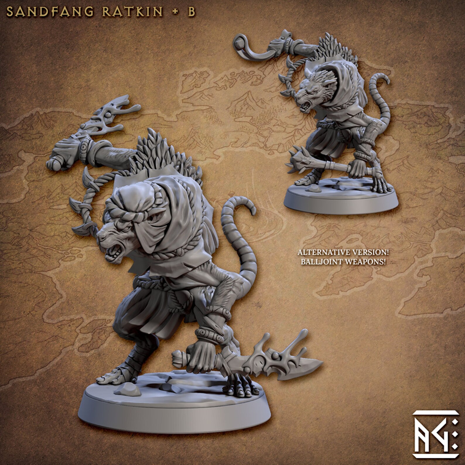 Sandfang Vermins | Artisan Guild Miniatures | RPG Boardgames | Fantasy ...