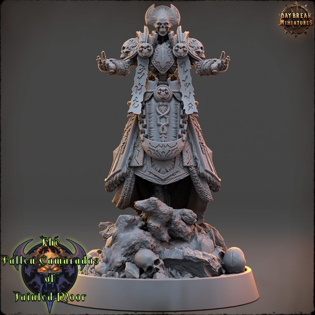 Undead Skeleton Death Priest | Daybreak Miniatures | Wargames | Fantasy ...