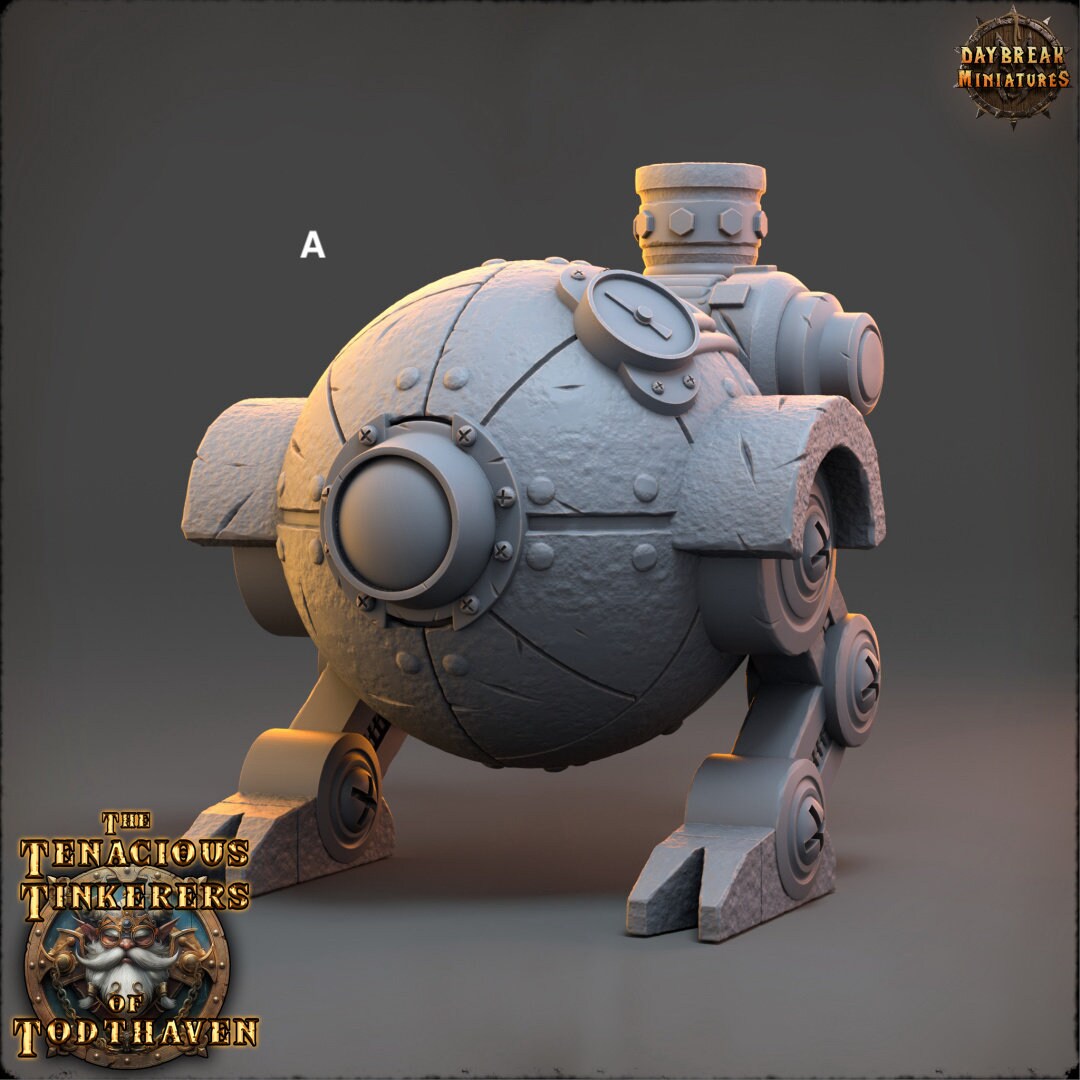Tenacious Gnome Mech Walker | Daybreak Miniatures | Wargames | Fantasy ...