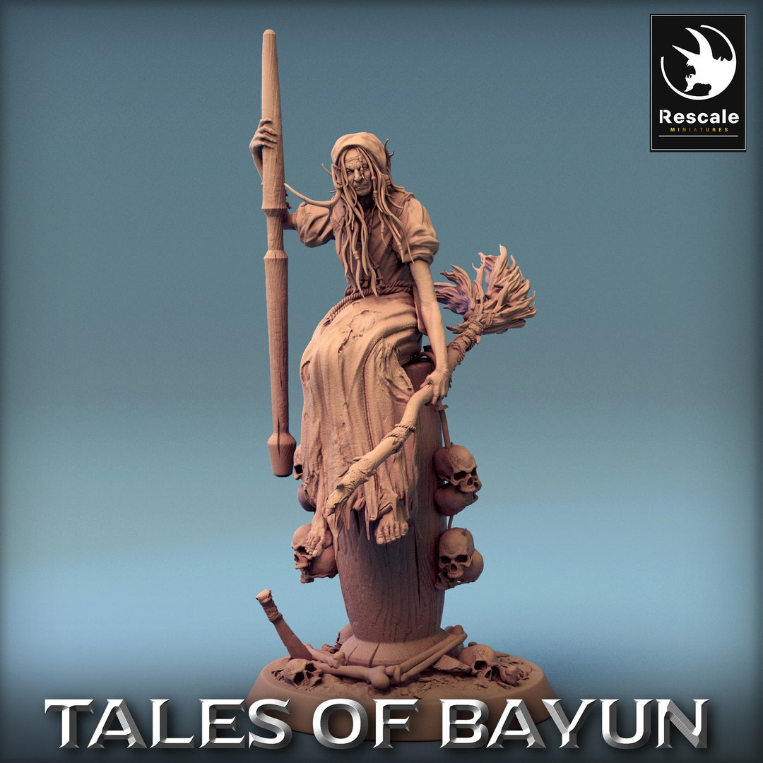 Bayun Babayaga Rescale Miniatures Compatible With D&d/aos Fantasy ...