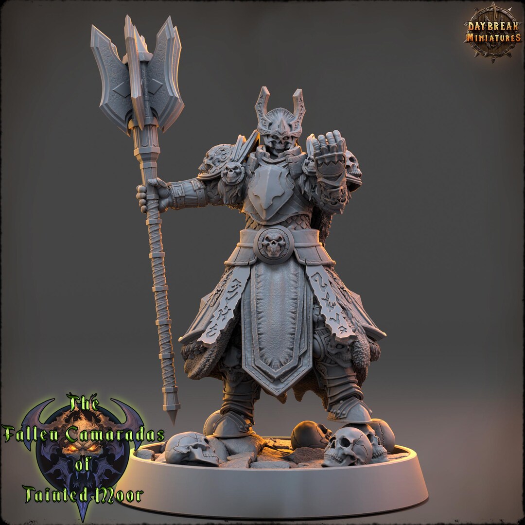 Undead Skeleton Bone Warden | Daybreak Miniatures | Wargames | Fantasy ...