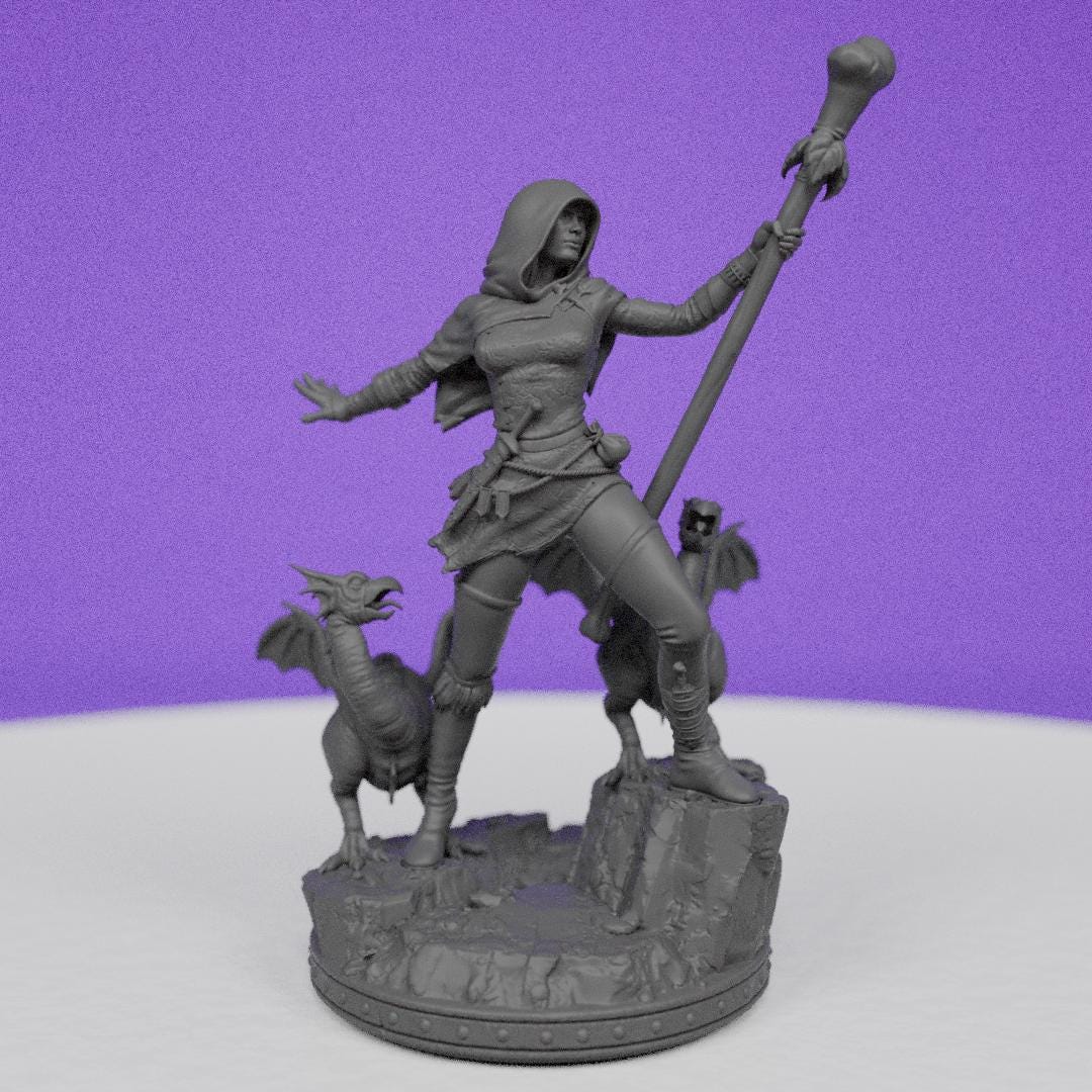 Female Half Elf Yllaaga | Primal Collectibles | RPG Boardgames ...