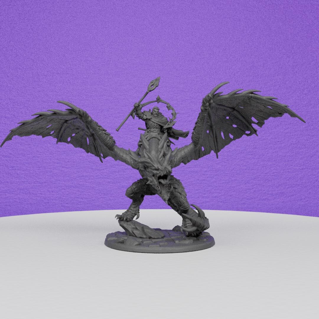Vanguard Mounted Battlemage Matija | Artisan Guild Miniatures | RPG ...