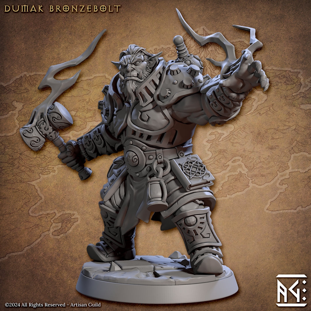 Bugbear Paladin Dumak | Artisan Guild Miniatures | RPG Boardgames ...