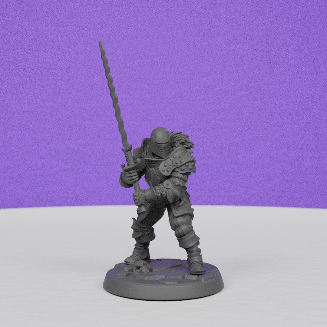 Vanguard Fighter | Artisan Guild Miniatures | RPG Boardgames | Fantasy ...
