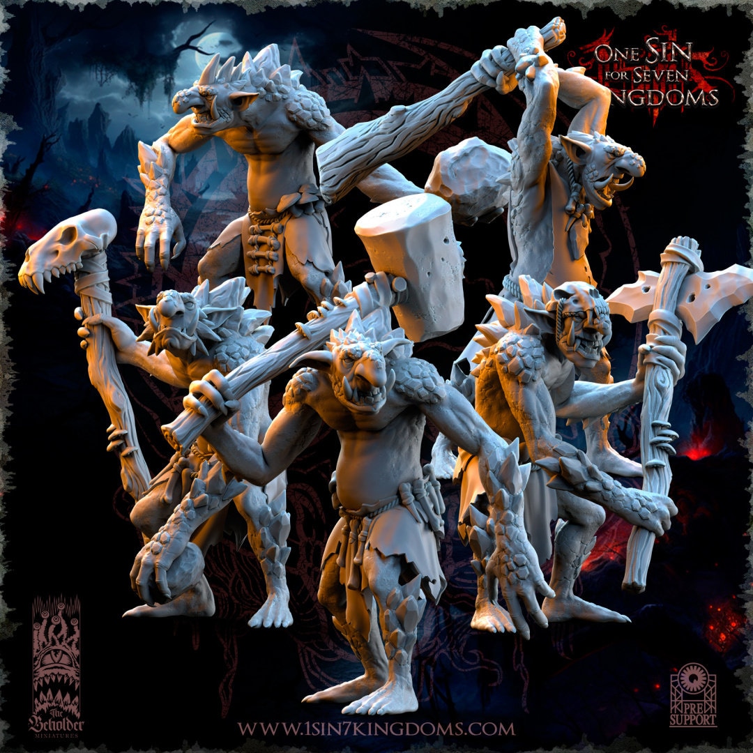 Rock Troll | the Beholder Miniatures | RPG Boardgames | Fantasy ...