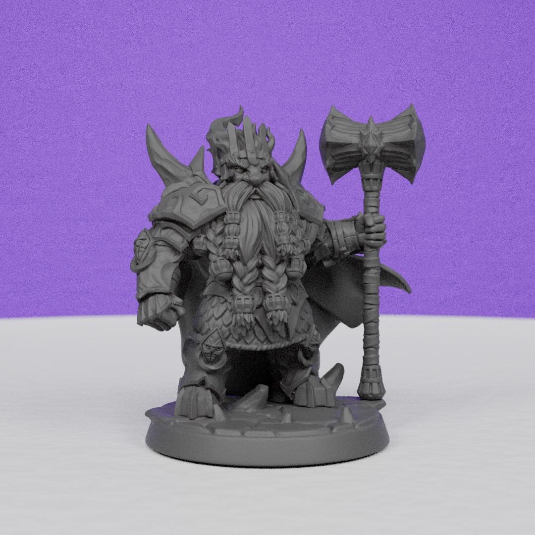 Magma Forged Dwarf Goldrun, Emperor of the Embers | Artisan Guild ...
