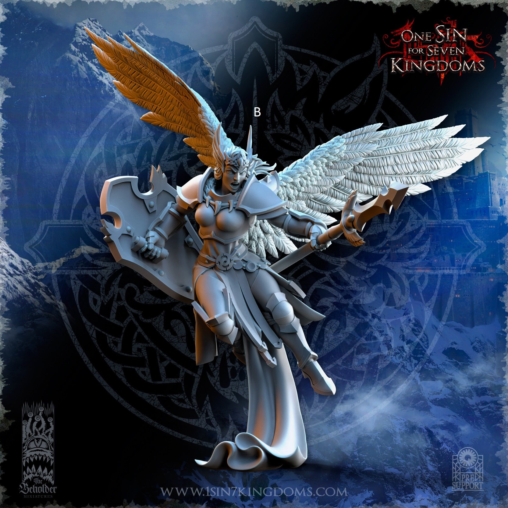 Storm Wolves Valkyrie Eternals the Beholder Miniatures - Etsy