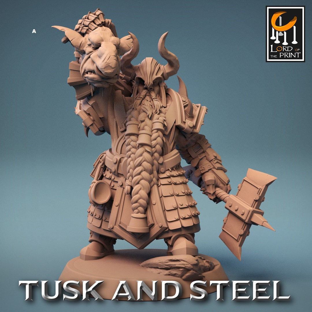 Dwarf Warrior Heavy Armour | Rescale Miniatures | RPG Boardgames ...