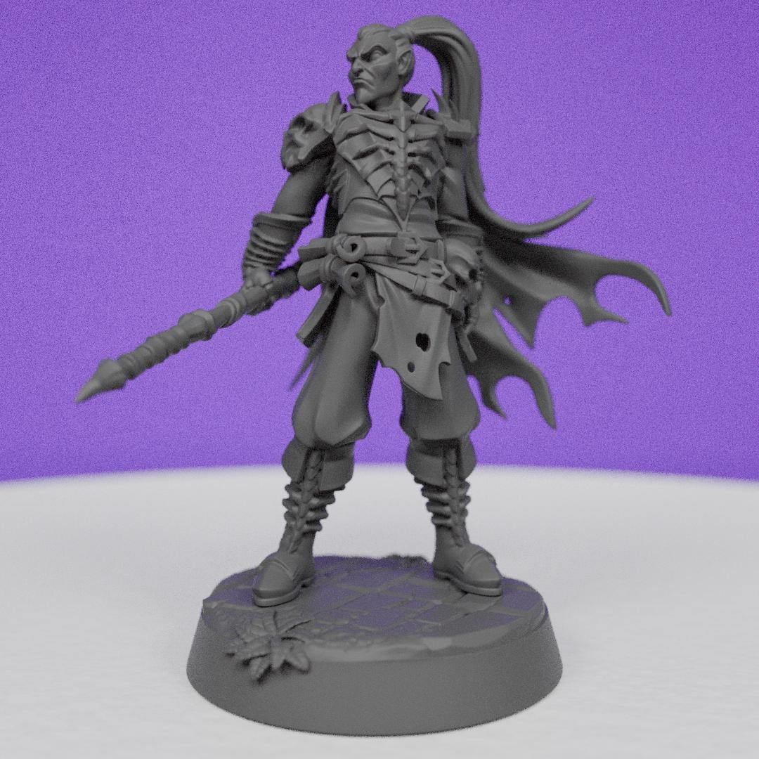 Warlock Gripping Scythe | Castnplay Miniatures | RPG Boardgames ...
