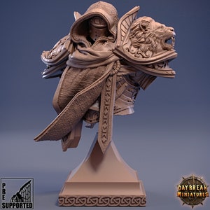 Paladin Mattius Bust Daybreak Miniatures Compatible With D&D/AOS ...