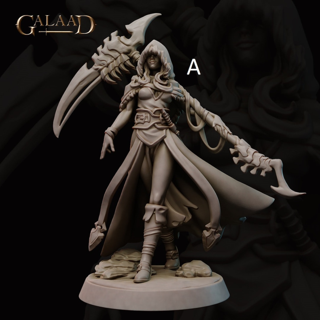 Fighter | Demon Kin/elf/human | Galaad Miniatures | RPG Boardgames ...