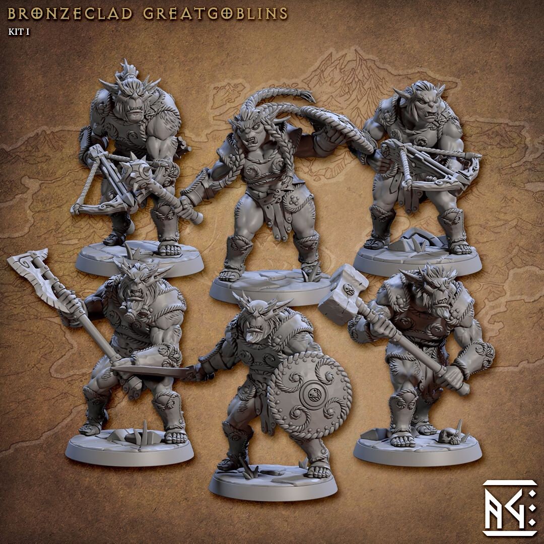 Bugbear Warrior | Artisan Guild Miniatures | RPG Boardgames | Fantasy ...