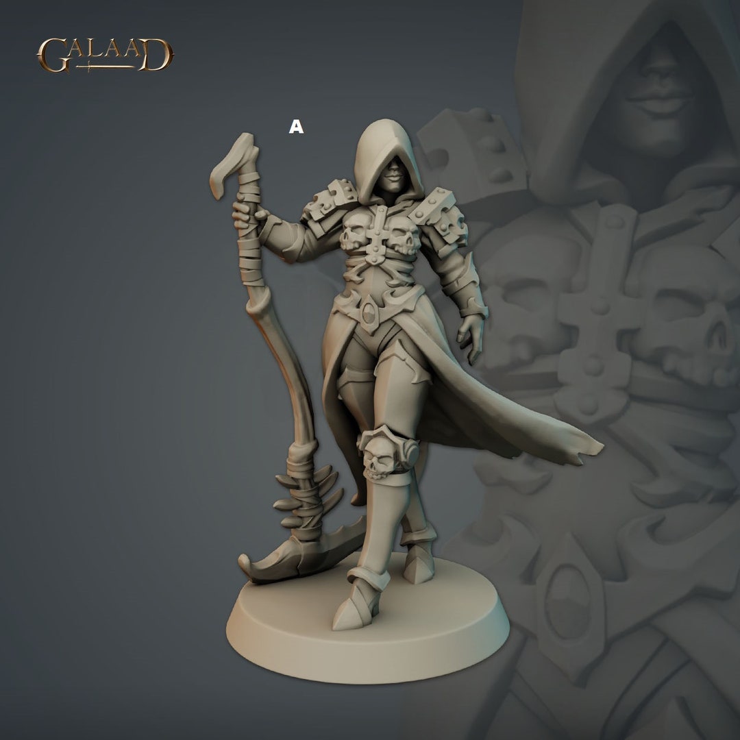 Female Headless Reaper Galaad Miniatures Compatible With D&d/aos ...