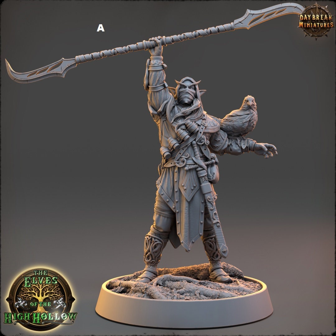 Wood Elf Warrior | Daybreak Miniatures | Wargames | Fantasy | Tabletop ...