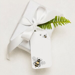Bee Gift Tags Blank 8 Count Printable Digital Download - Etsy