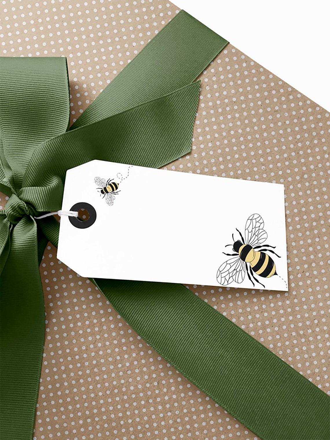 Bee Gift Tags Blank 8 Count Printable Digital Download - Etsy