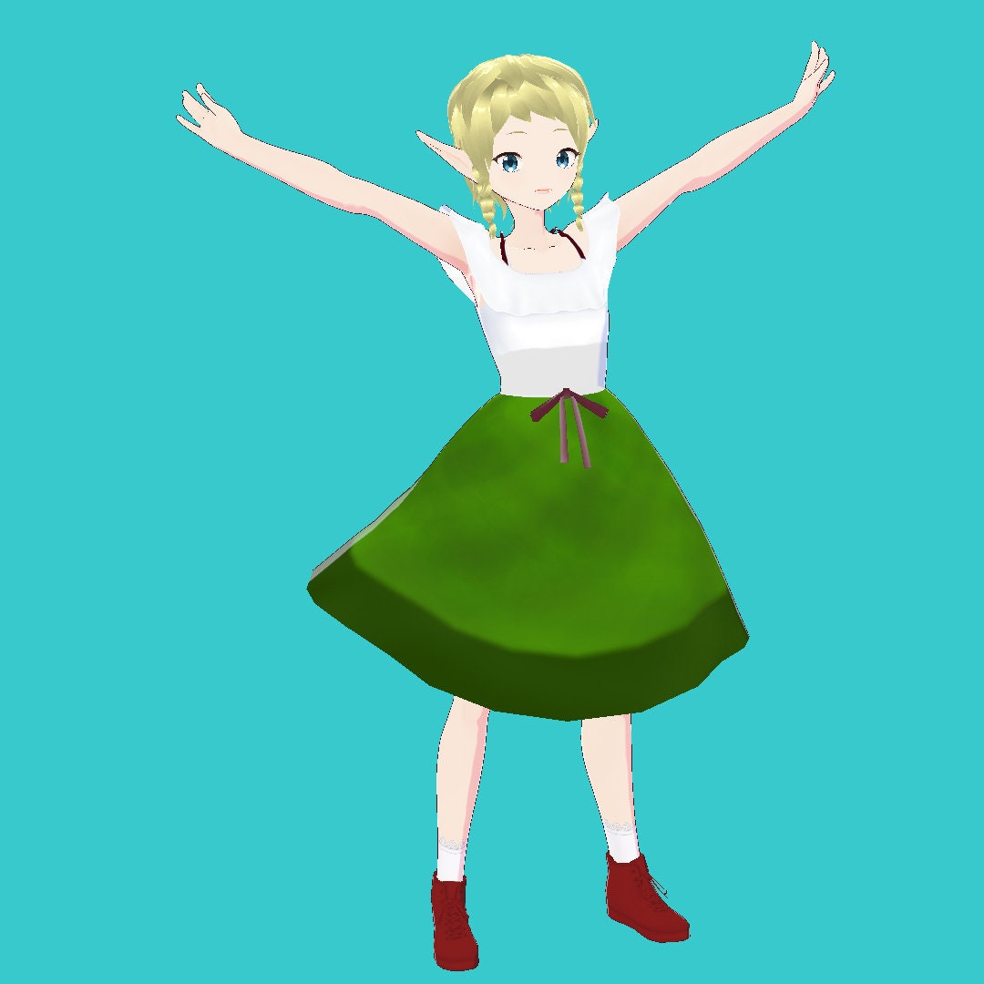 Vroid - Linkle Inspired Model - Etsy