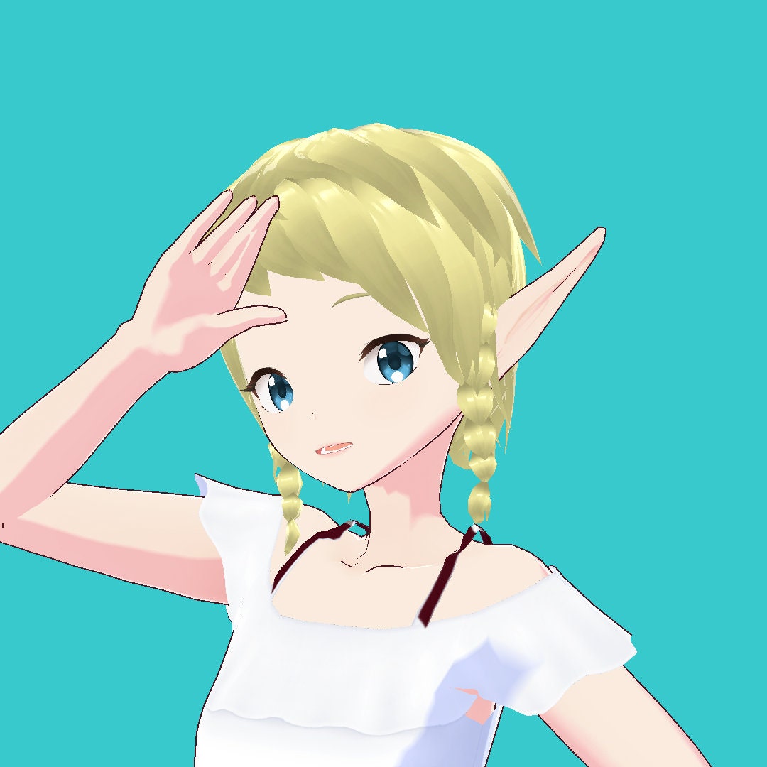 Vroid - Linkle Inspired Model - Etsy