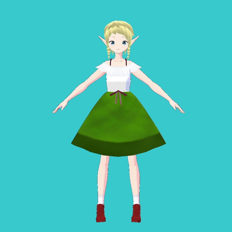 Vroid - Linkle Inspired Model - Etsy