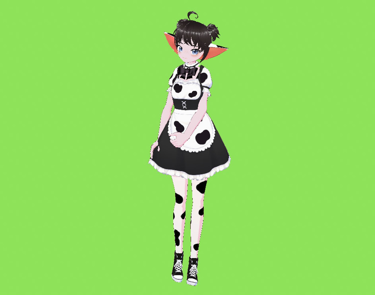 Vroid - Cow Maiden Model - Etsy