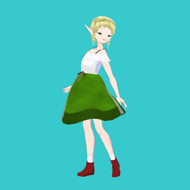 Vroid - Linkle Inspired Model - Etsy