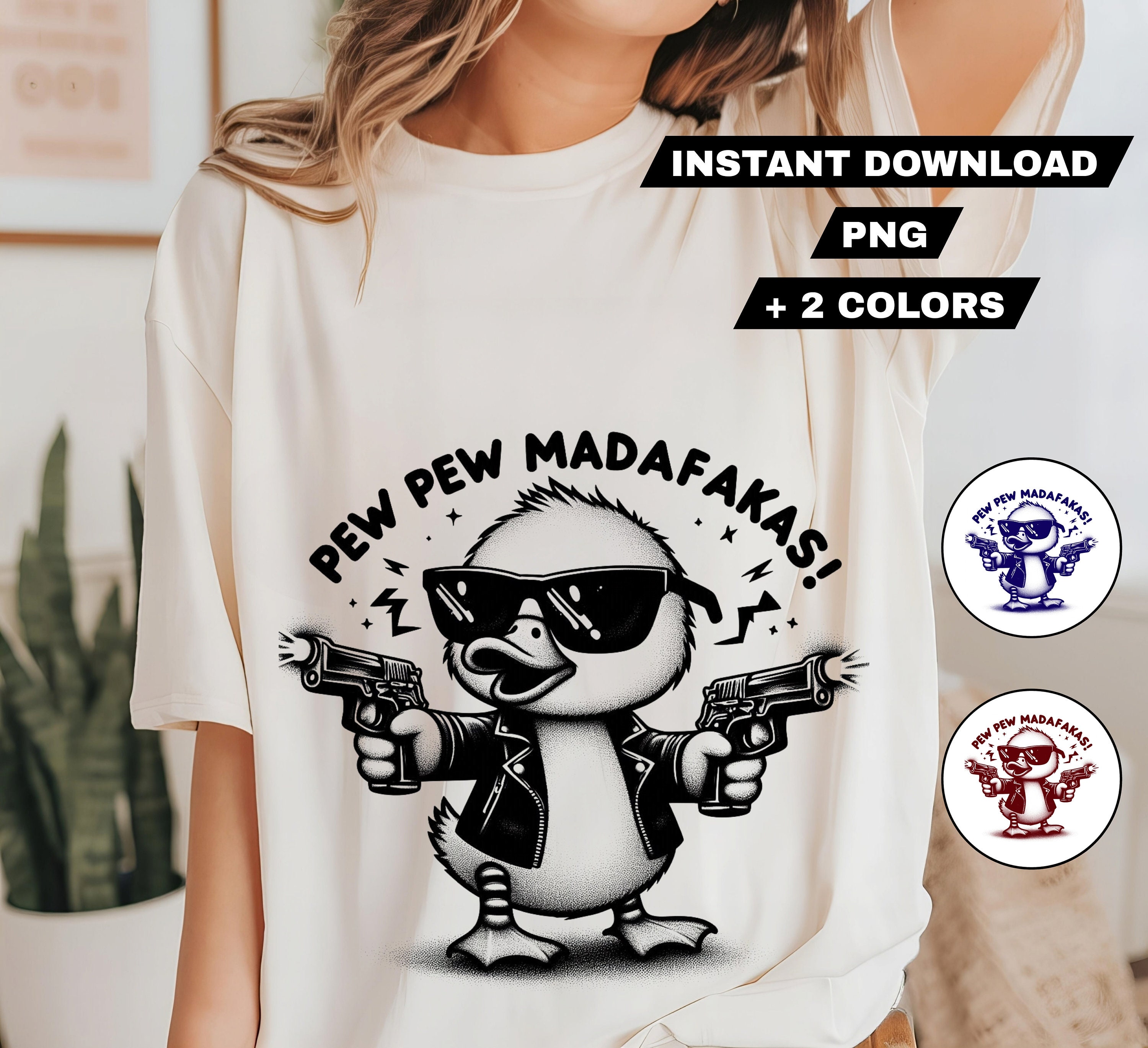 Pew Pew MADAFAKAS PNG Funny Duck Png Funny Sarcastic Png Adult Humor ...
