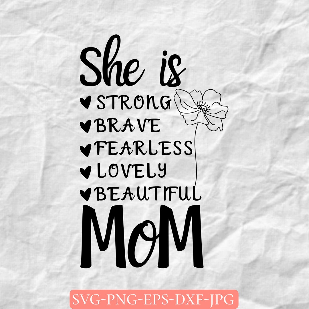 She is Mom SVG, Mother SVG, Mom Life Svg, Blessed Mom Svg, Mom Shirt ...