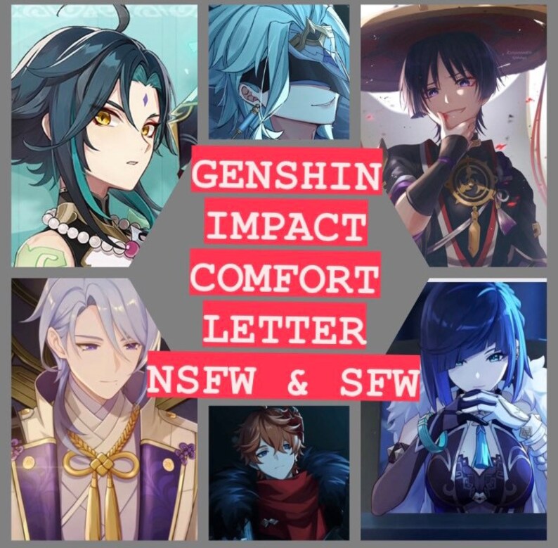 Genshin Impact Comfort Letter digital eng/ger - Etsy