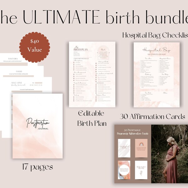 Birth Plan Printable - Etsy