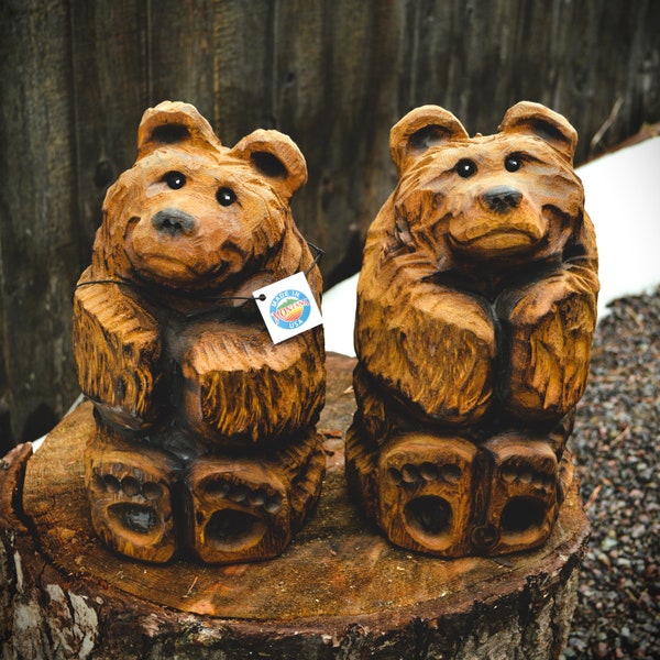 Chainsaw Carved Bear - Etsy