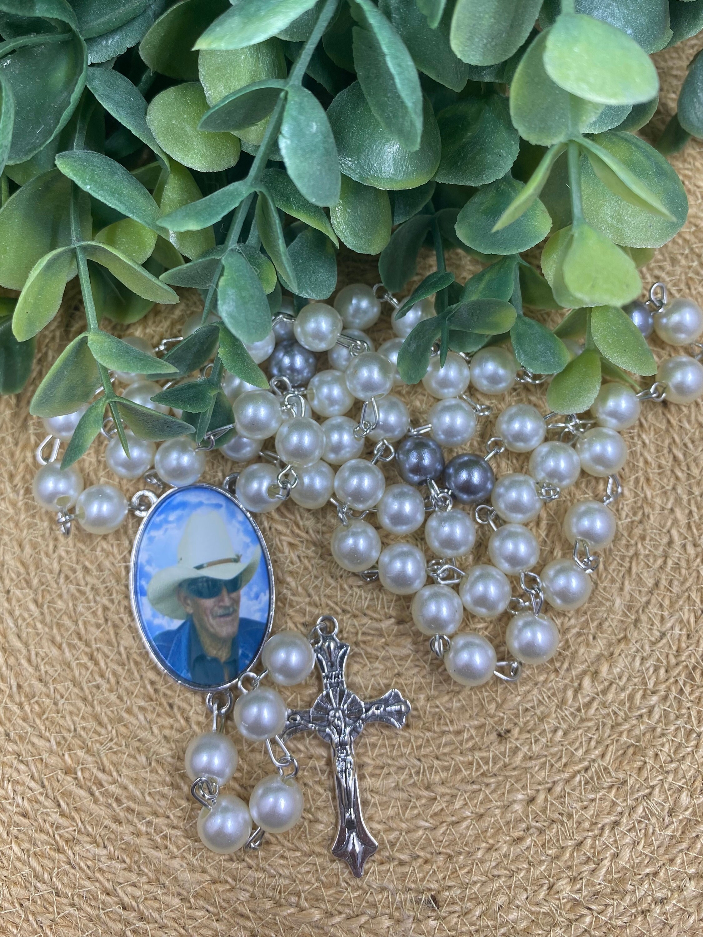 Personalized Memorial Rosary - Etsy