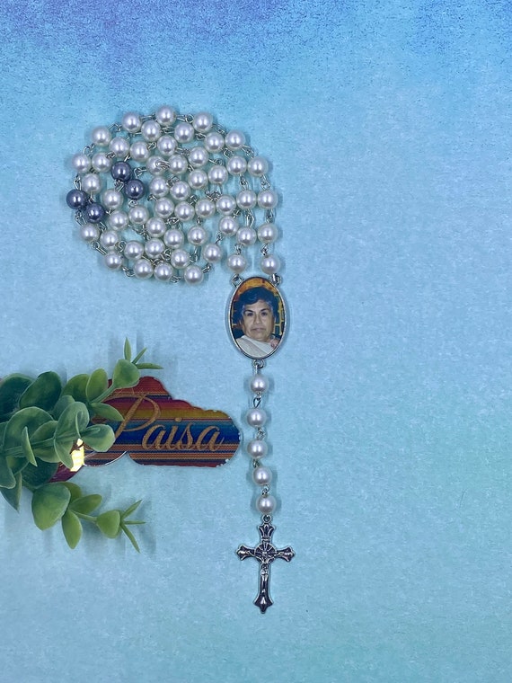 Personalized Memorial Rosary - Etsy