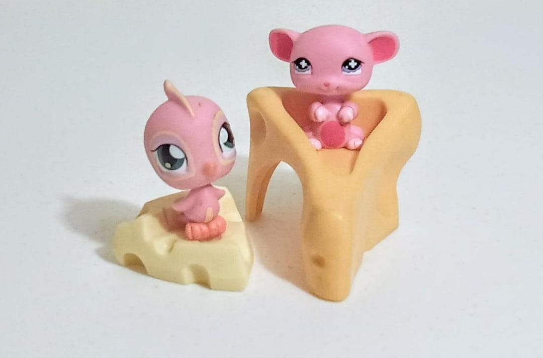 LPS Parakeet and Mouse Rat Cheese Lot - Littlest Pet Shop - LPS ...