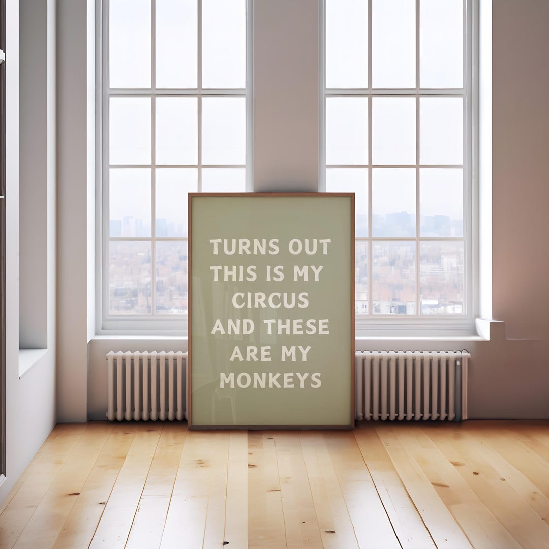 Turns Out These Are My Monkeys, Office Wall Art, Teamwork Quotes, Team ...
