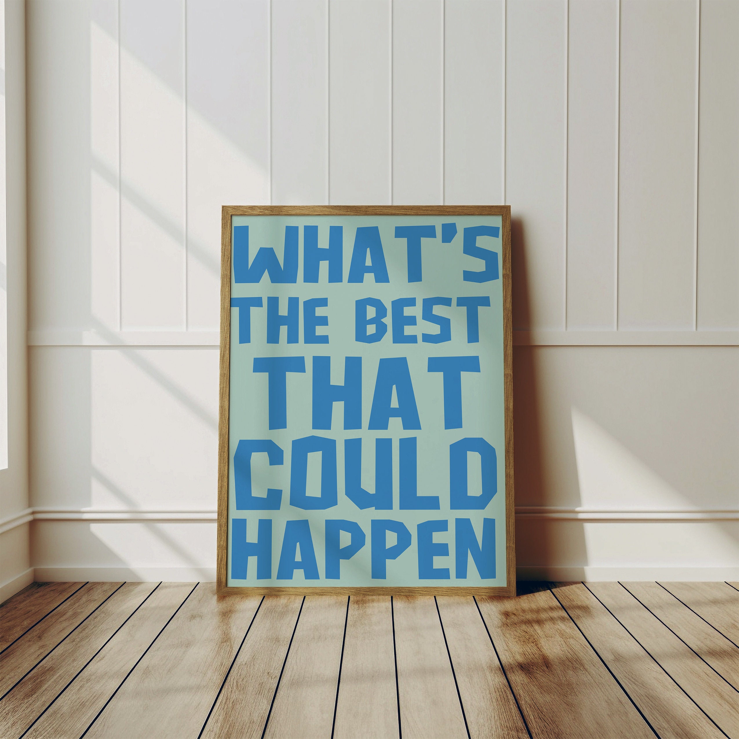 What's the Best That Could Happen, Office Wall Art, Teamwork Quotes ...