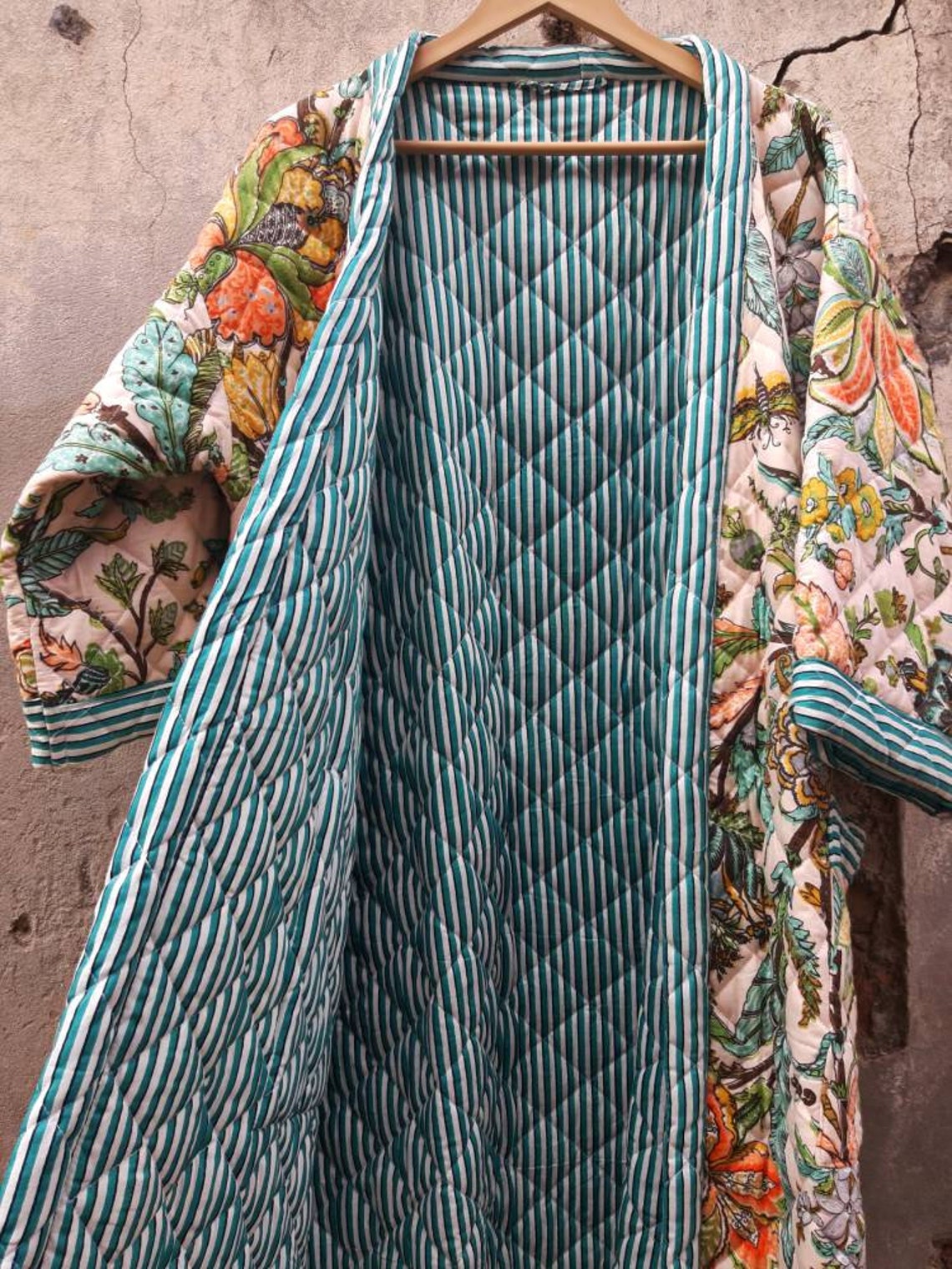 Kimono Jacket for Women Quilted Jacket Kantha Jacket - Etsy