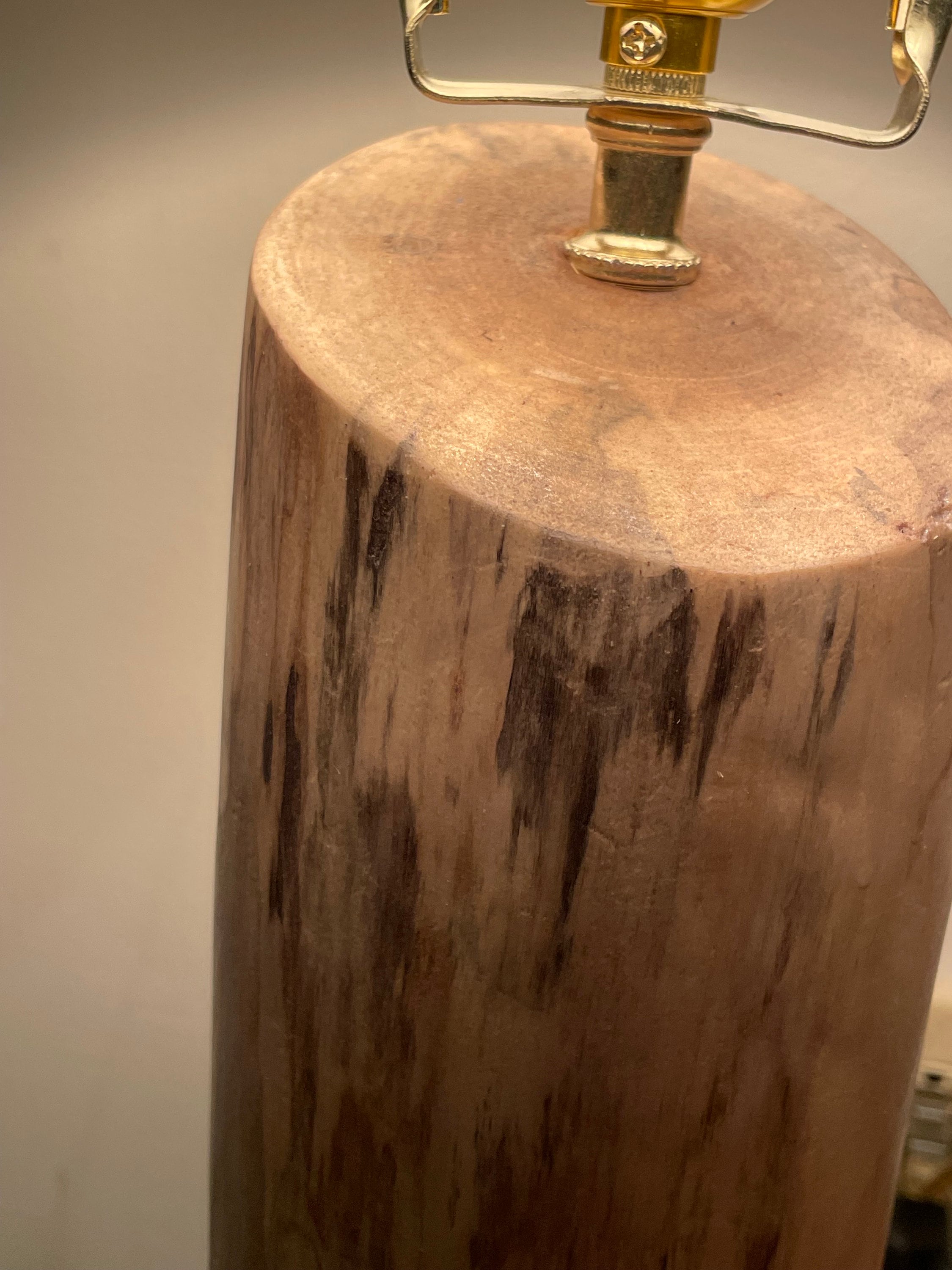 Rustic Handmade Wood Lamp, Log Light, Natural Home Decor for Log Cabin ...