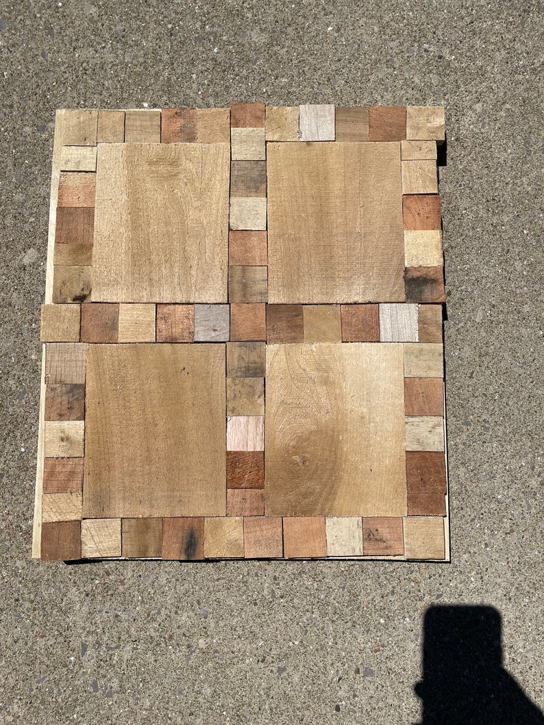 Large Pallet Wood Art Textured Wall Hanging Picture Handmade With ...