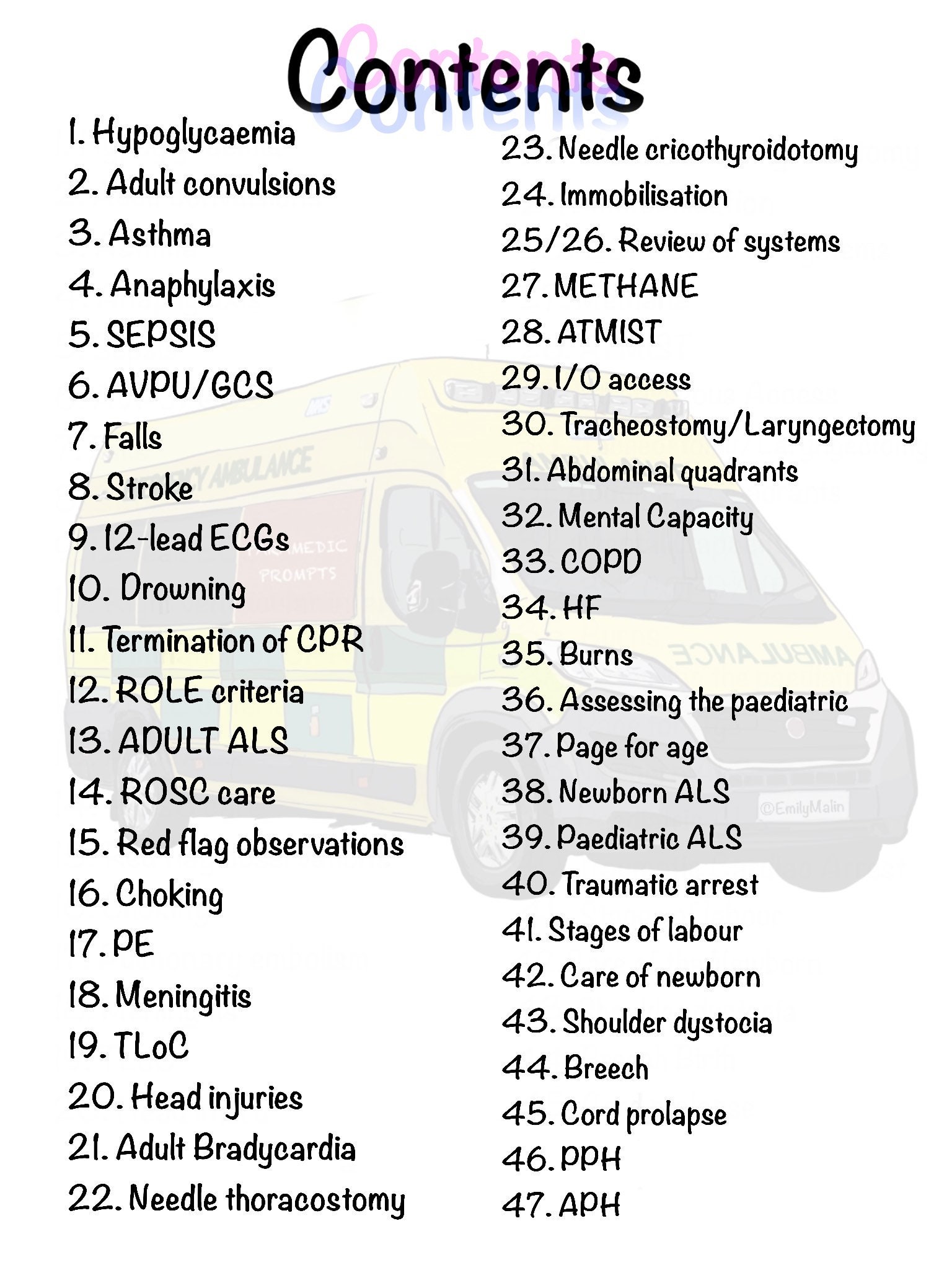 Paramedic Prompt Pocketbook A6 - Etsy UK