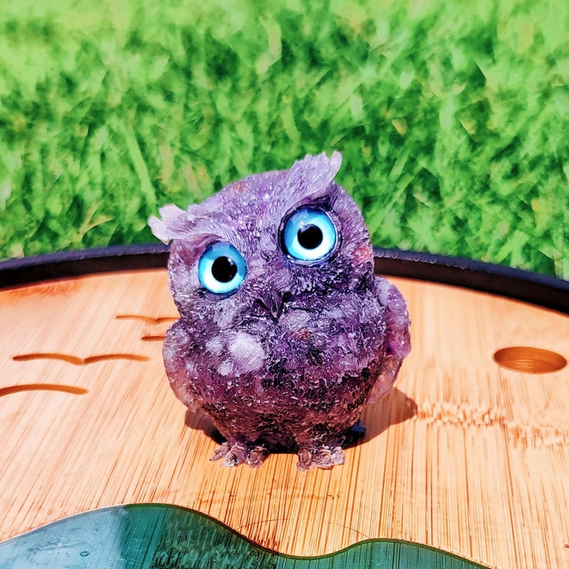 Crystal Owl - Etsy