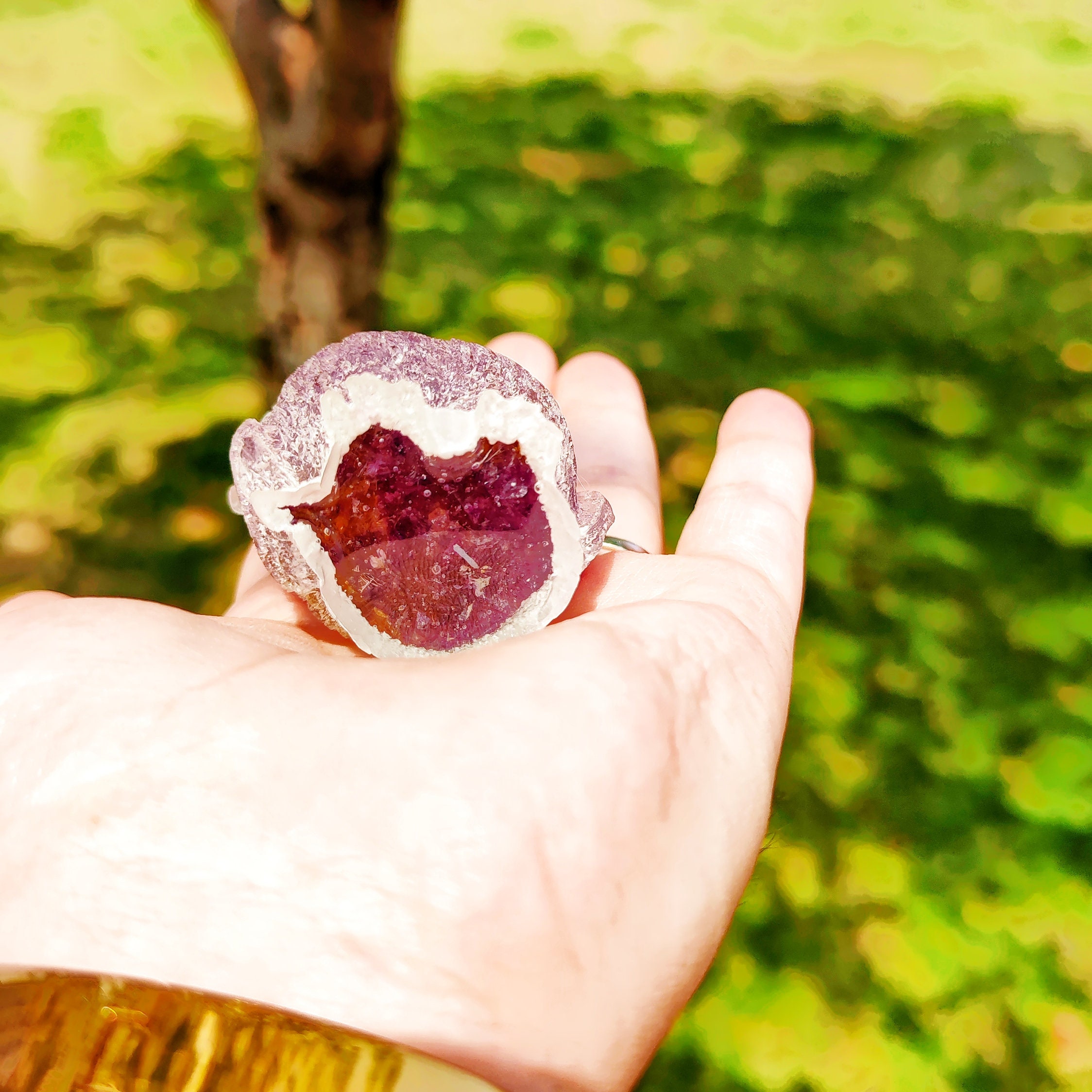 AMETHYST Owl Natural Crystal Gemstone Resin Owl Figure Resin | Etsy ...